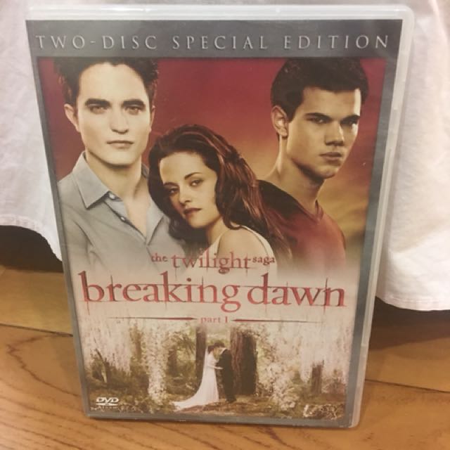 Twilight Break Dawn Part 1 Special Edition, TV & Home Appliances, TV ...