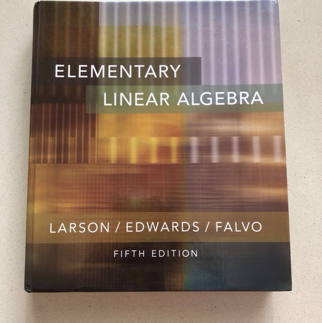 Elementary Linear Algebra Fifth Edition, Hobbies & Toys, Books ...