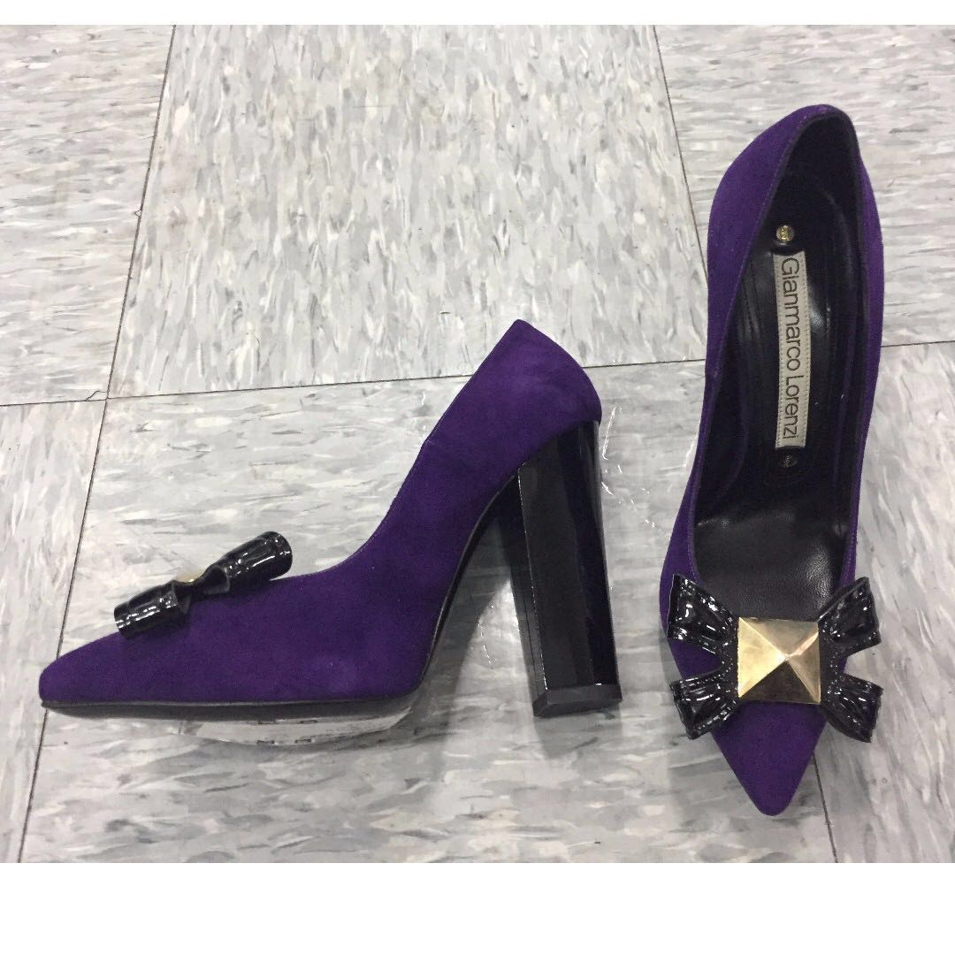 GML Gianmarco Lorenzi Pointy High Heel Pumps Size 37 with 120 mm Heels ...