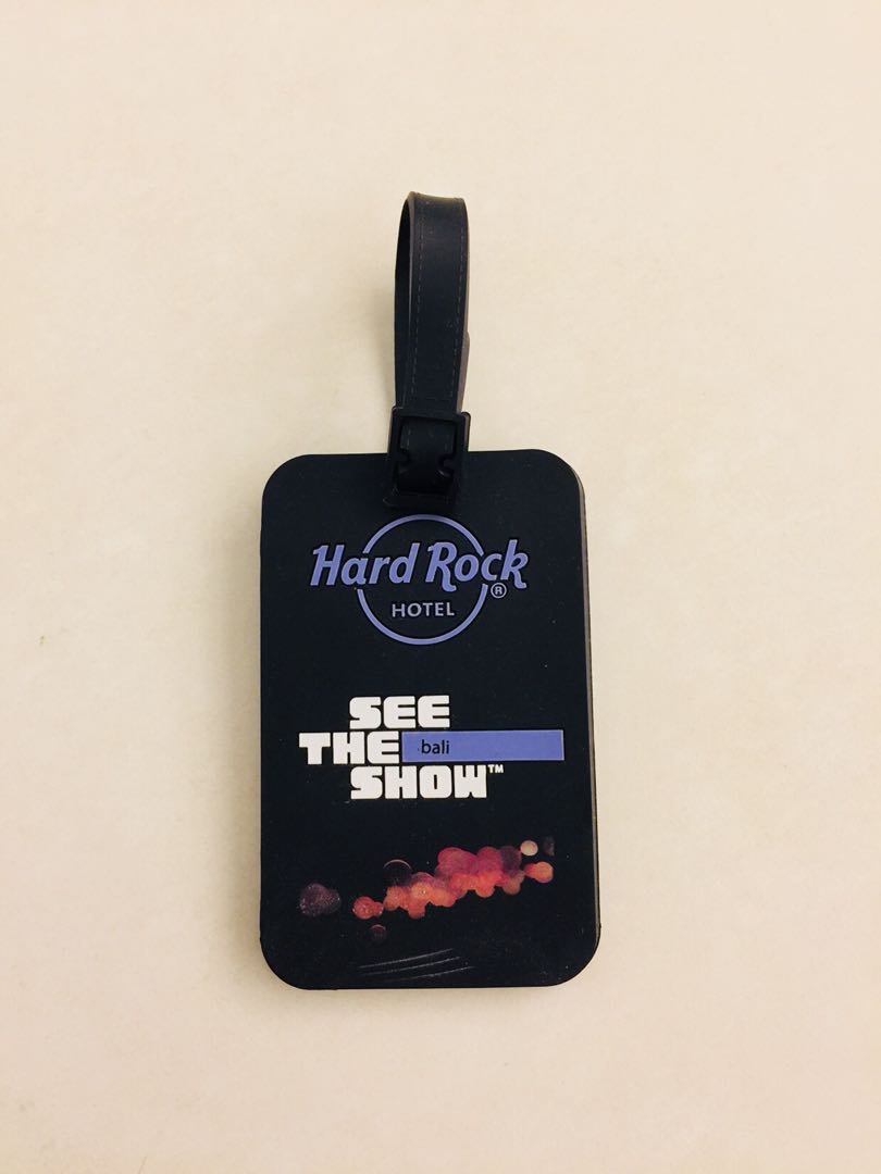 Hard Rock Hotel Bali Luggage Tag, Hobbies & Toys, Travel, Travel ...