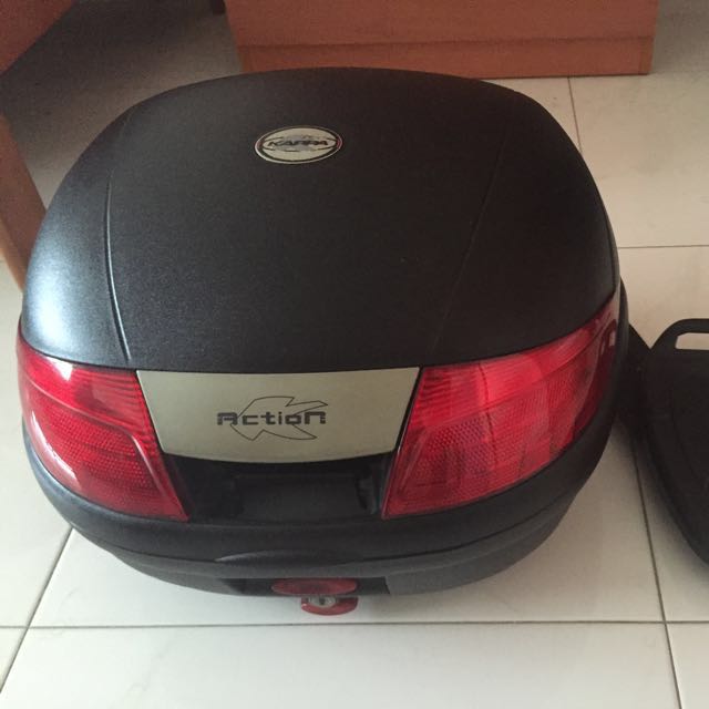 Kappa Pillion box & Rack, Motorcycles, Motorcycle Accessories on Carousell