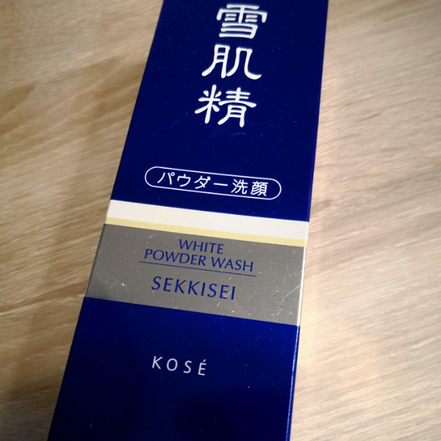 Kose white powder wash sekkisei 100g, Beauty & Personal Care, Bath ...