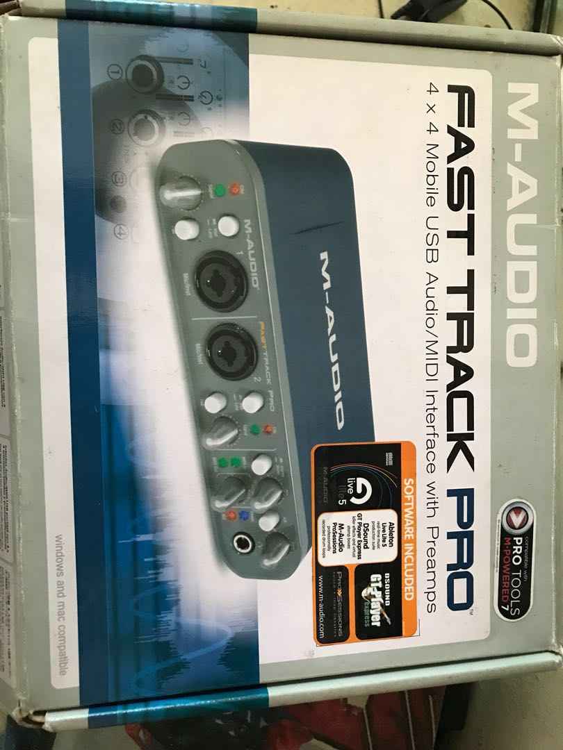 M-Audio Fast Track Pro, Hobbies & Toys, Music & Media, CDs & DVDs on ...