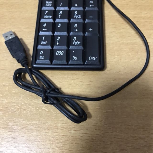 Numeric Wired Keypad, Computers & Tech, Parts & Accessories, Computer Keyboard on Carousell