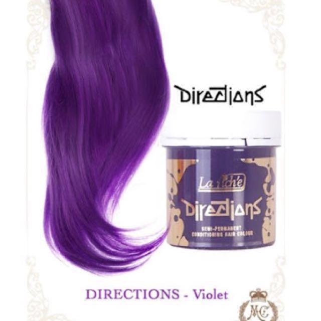 READY STOCK La Riche Directions Vegan Semi Permanent Hair Dye (Violet ...