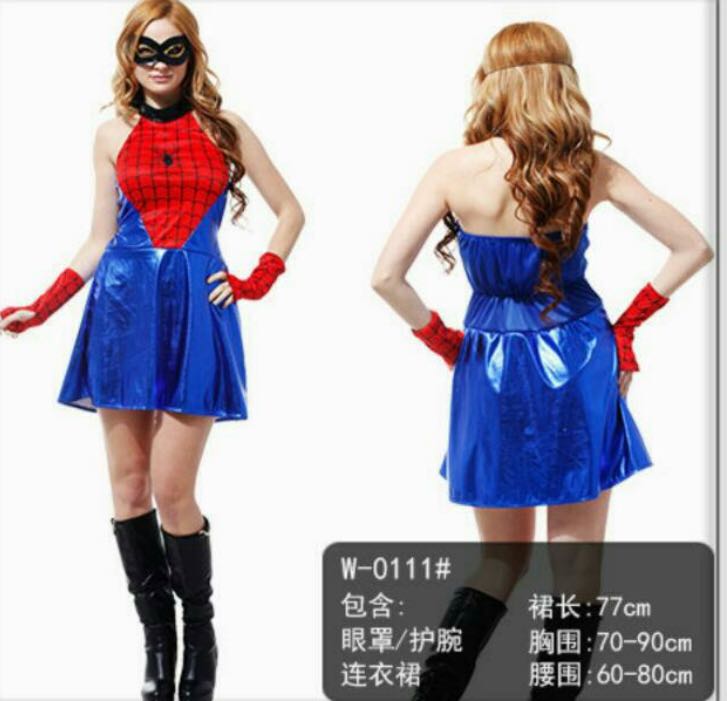 Superhero spider women costume (Dnd/party/Halloween), Women's Fashion ...