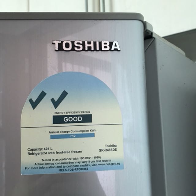 Toshiba used fridge, TV & Home Appliances, Kitchen Appliances ...