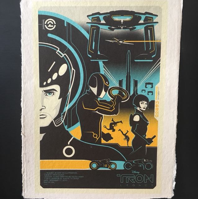 Tron Legacy Movie Poster, Furniture & Home Living, Home Decor, Frames ...