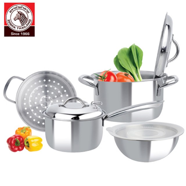 Zebra Stainless Steel SUS 304 Pots, TV & Home Appliances, Kitchen ...