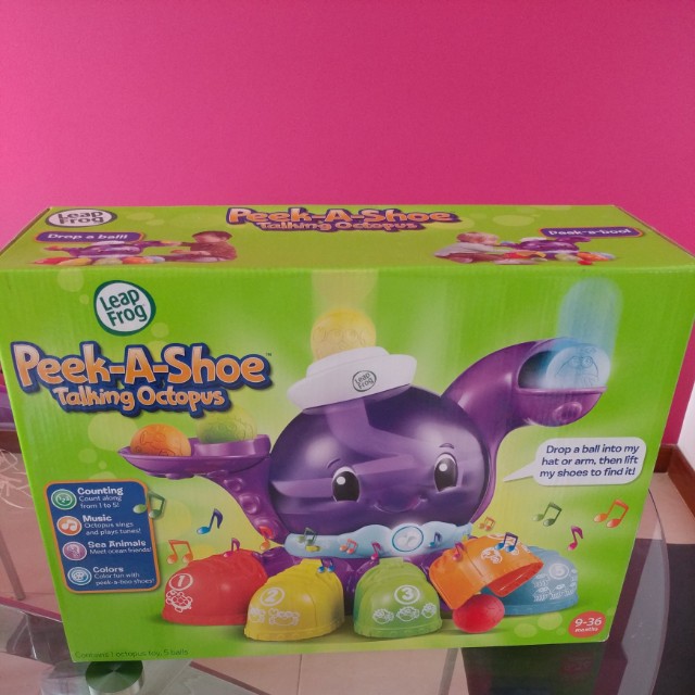Leap Frog Peek-A-Shoe Talking Octopus, Hobbies & Toys, Toys & Games on ...