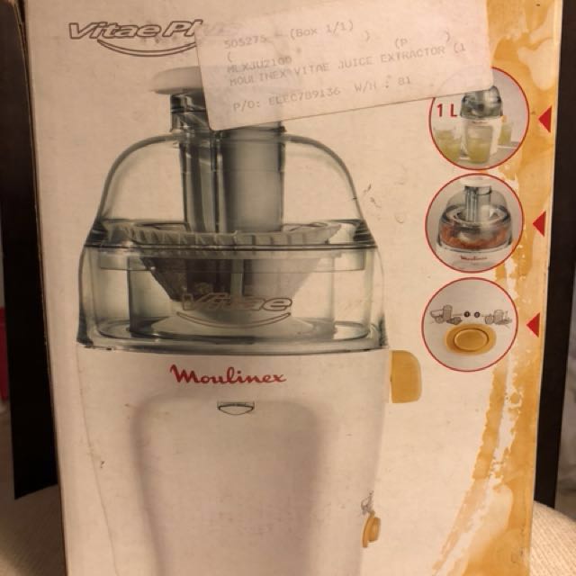 Moulinex fruit juicer - centrifugal, Home Appliances on Carousell