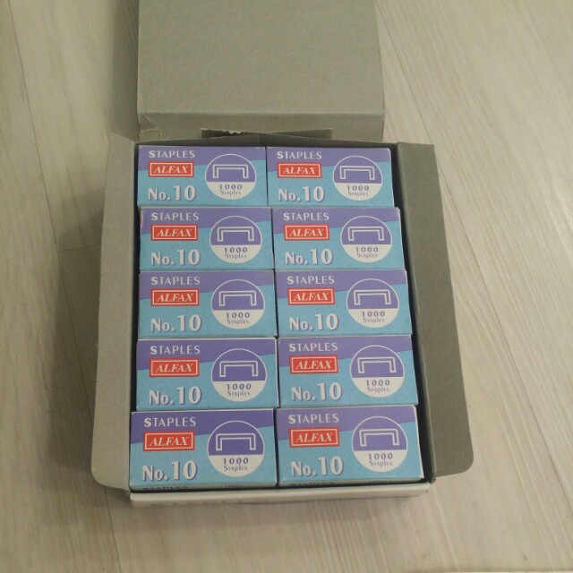 Staples - Alfax Staples No. 10-1M, Hobbies & Toys, Stationery & Craft ...