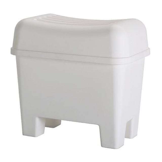 Stool with storage, white, Babies & Kids, Baby Nursery & Kids Furniture ...