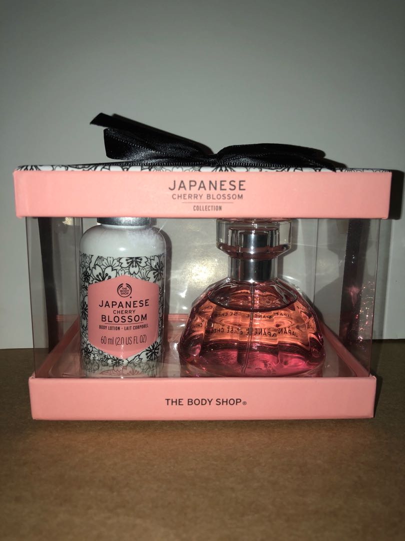 The Body Shop Japanese Cherry Blossom Gift set , perfume and body ...