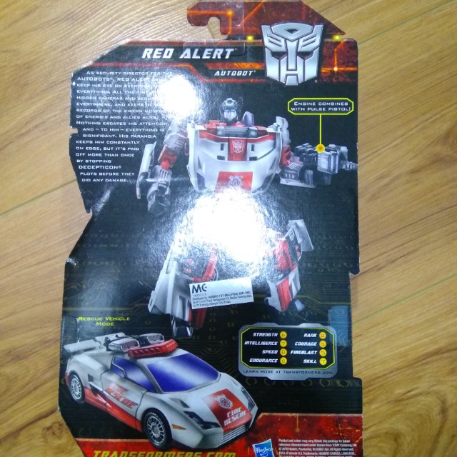 Transformers Generations Autobot Red Alert, Hobbies & Toys, Toys ...