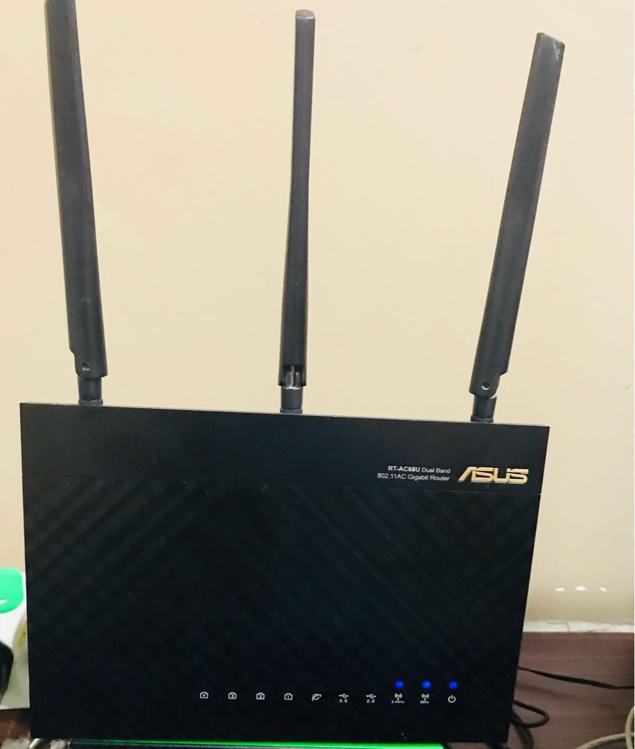 Asus Ac68u router under warranty till 2019 with receipt and original ...