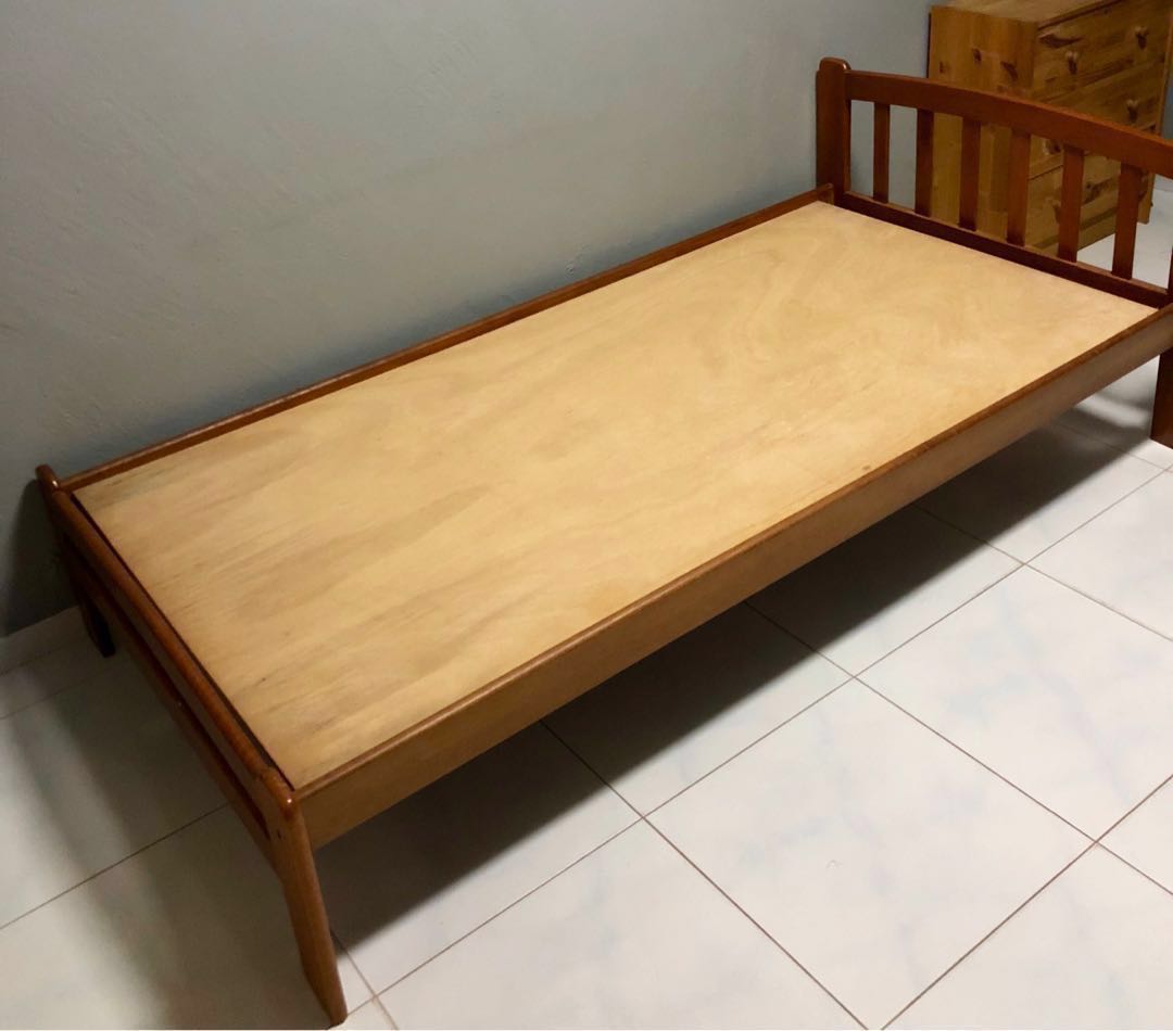 Brand new Single wooden bed frame!, Furniture & Home Living, Furniture ...