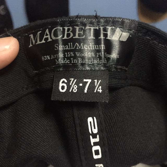 Macbeth cap, Men's Fashion, Watches & Accessories, Caps & Hats on Carousell