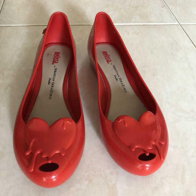 Melissa + Sebastian Errazuriz Ultragirl in Cherry Red, Women's Fashion ...