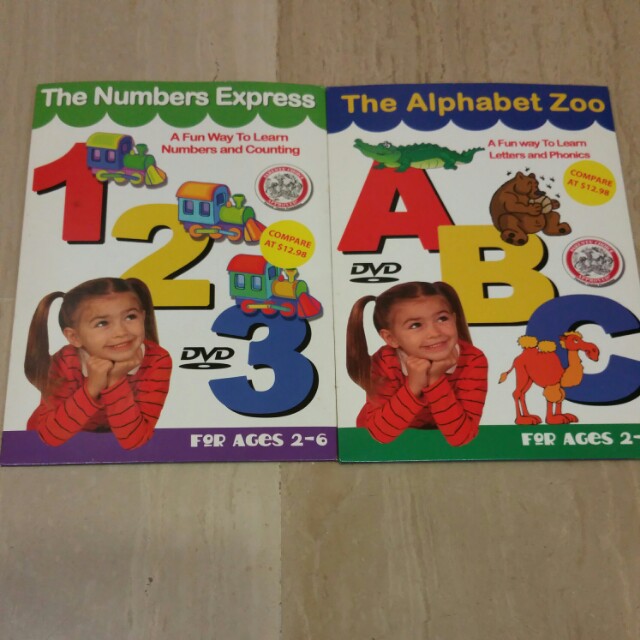 Pre-loved Barney VCD (selling at 9pcs together, plus 2 VCD on abc and ...