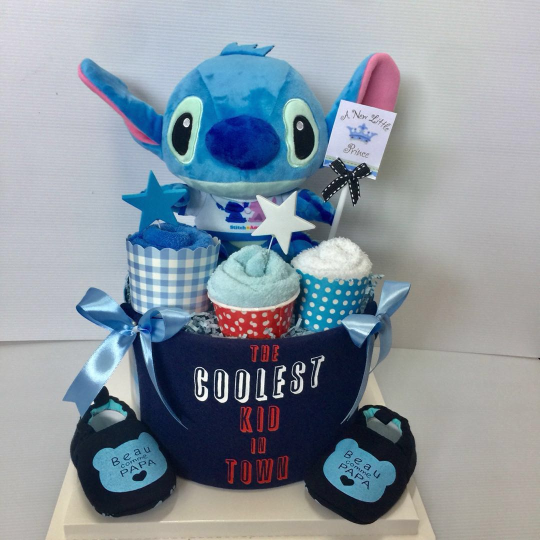 Stitch Diaper Cake, Babies & Kids, Going Out, Diaper Bags & Wetbags on ...