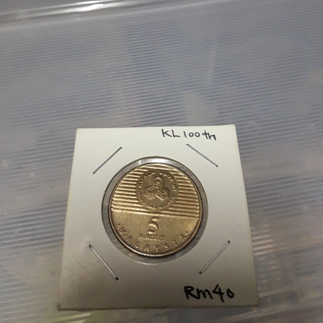 Syiling rm5 kuala lumpur 100 tahun, Hobbies & Toys, Collectibles & Memorabilia, Currency on ...
