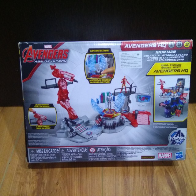 Age of Ultron Avengers HQ Ironman Lab Attack Scene, Hobbies & Toys ...