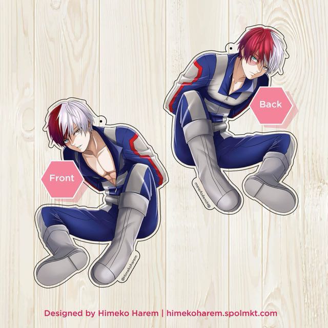 Boku no Hero Academia / My Hero Academia Todoroki earphone cable wrap ...