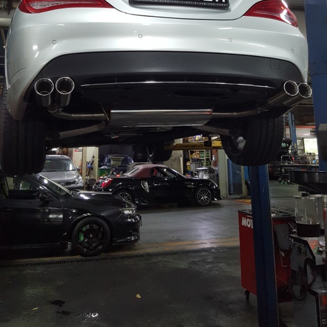 CLA Mercedes-Benz FOX EXHAUST SYSTEM, Car Accessories on Carousell