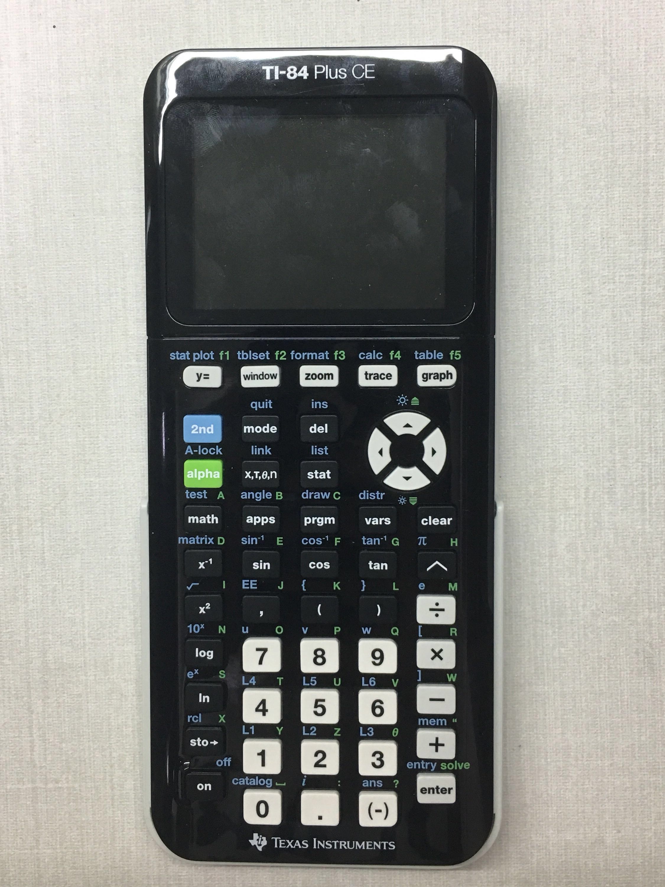 Graphic Calculator TI-84 Plus CE with Instruction Manual, Computers ...