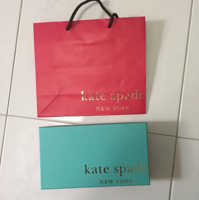 Kate Spade Box and Paper Bag, Luxury, Bags & Wallets on Carousell