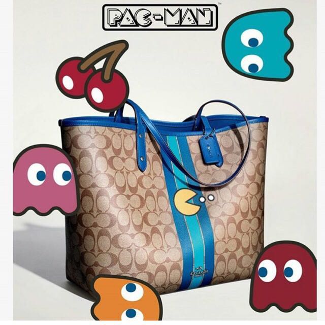 Limited Edition Pacman X Coach, Luxury, Bags & Wallets on Carousell