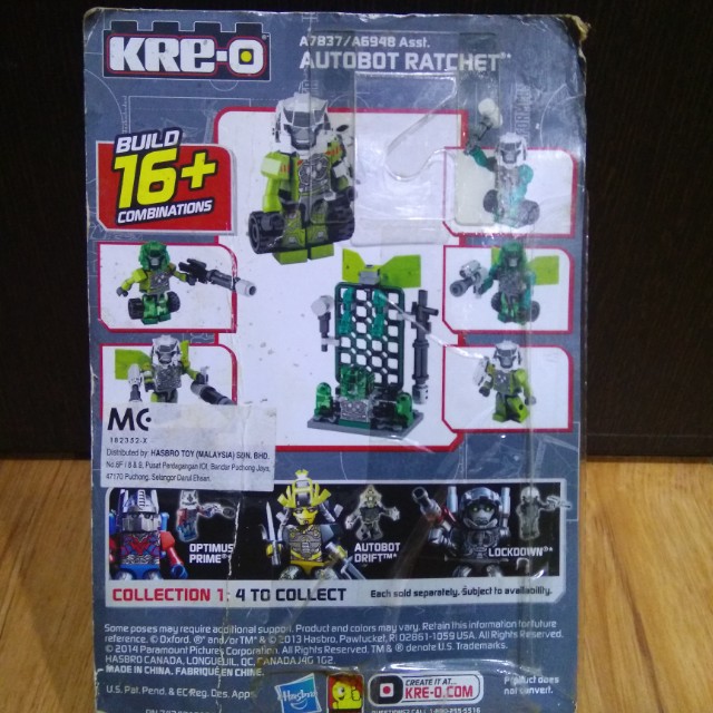 Transformers Age of Extinction AOE Kre-O Mini Kreon Autobot Ratchet ...