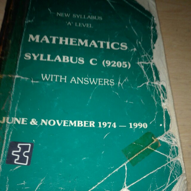 A Level Mathematics Syllabus C Ten Year Series, Hobbies & Toys, Books ...