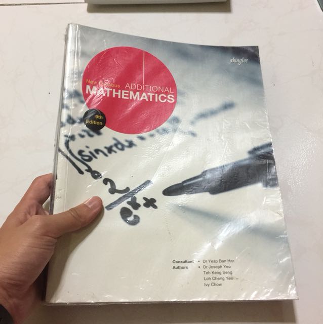 Additional Mathematics 9th Edition, Hobbies & Toys, Books & Magazines ...