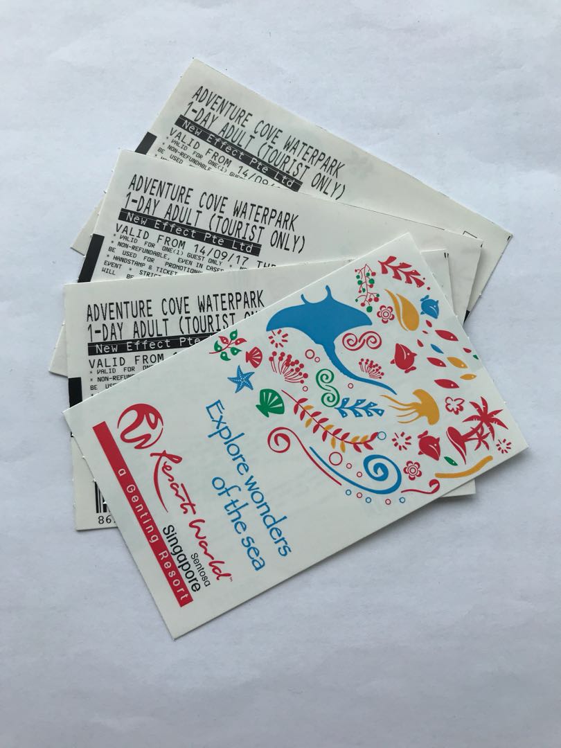 Adventure Cove Waterpark Tickets, Tickets & Vouchers, Local Attractions ...