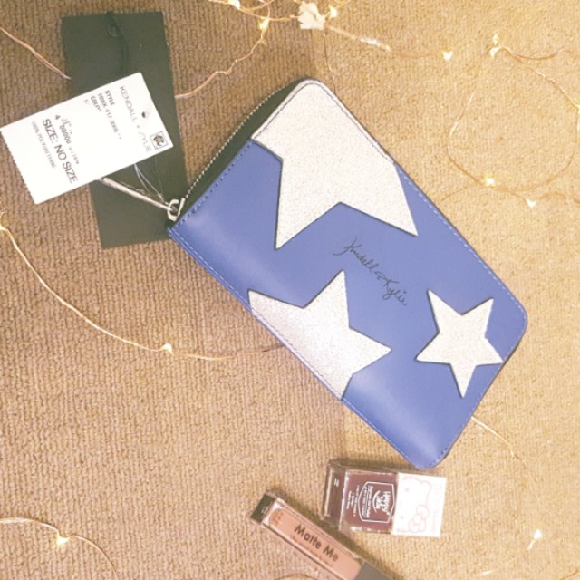 Charming Charlie x Kendall & Kylie Blue and Silver Glitter Star Wallet ...
