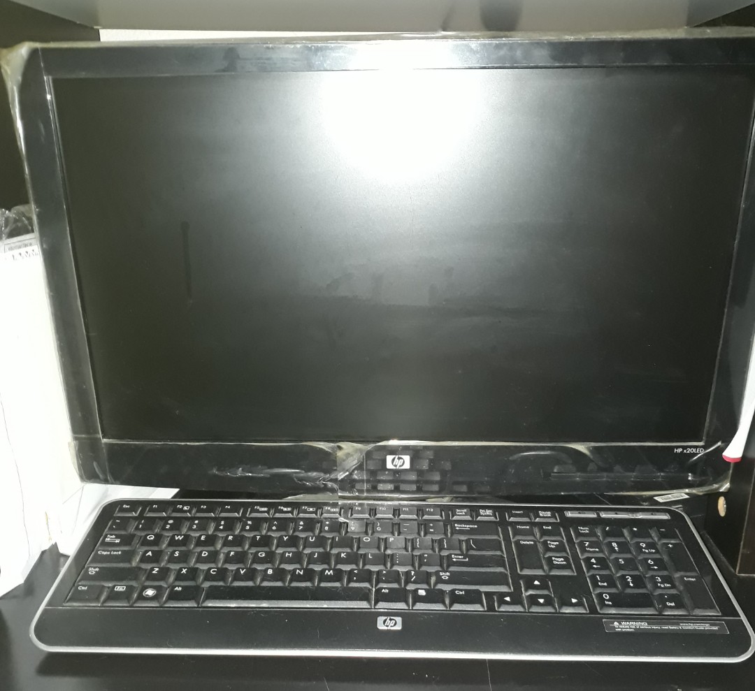 HP x20LED MONITOR / WIRELESS KEYBOARD, Computers & Tech, Desktops on ...