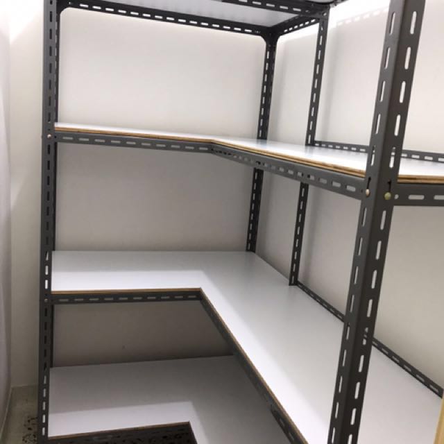 L shape Aluminium rack, Furniture & Home Living, Furniture, Shelves ...