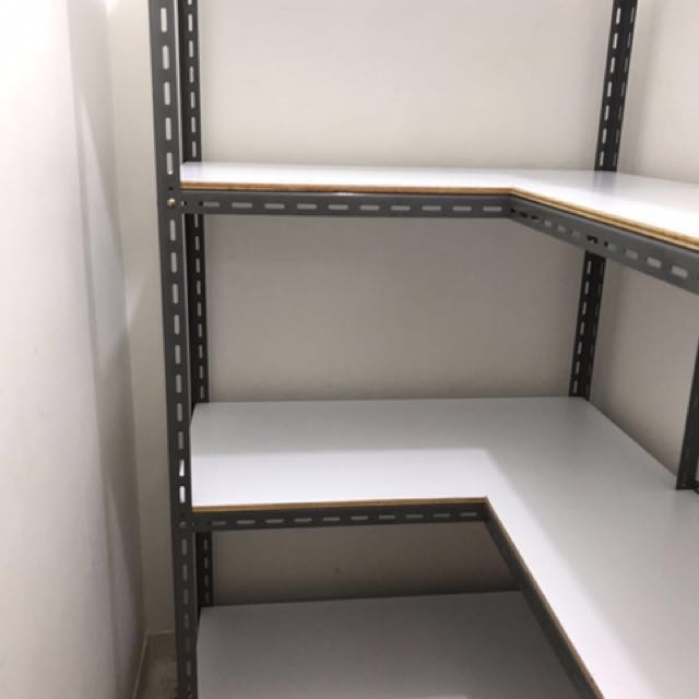 L shape Aluminium rack, Furniture & Home Living, Furniture, Shelves ...