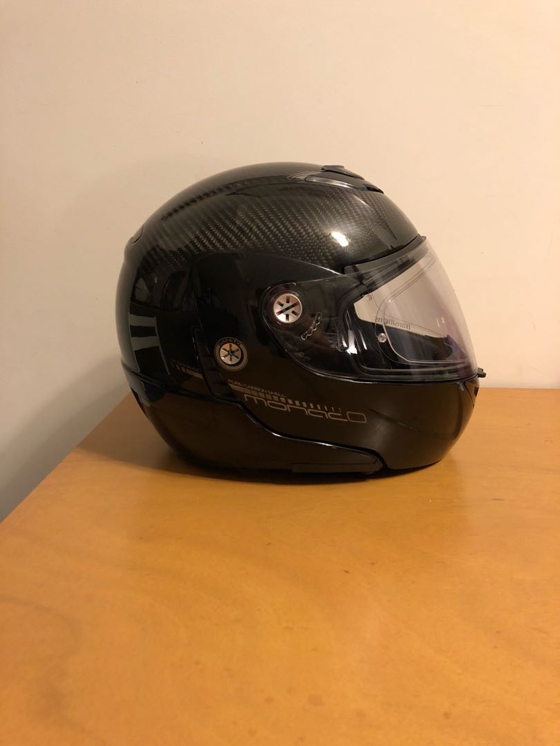Lazer Monaco Carbon Fiber Modular Helmet, Motorcycles, Motorcycle ...