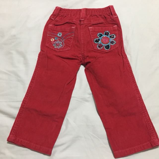 Lilliput Girls Red Jeans, Babies & Kids, Babies & Kids Fashion on Carousell