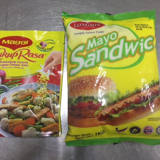 Mayonis Longson & Maggi Cukup Rasa, Food & Drinks, Packaged & Instant ...