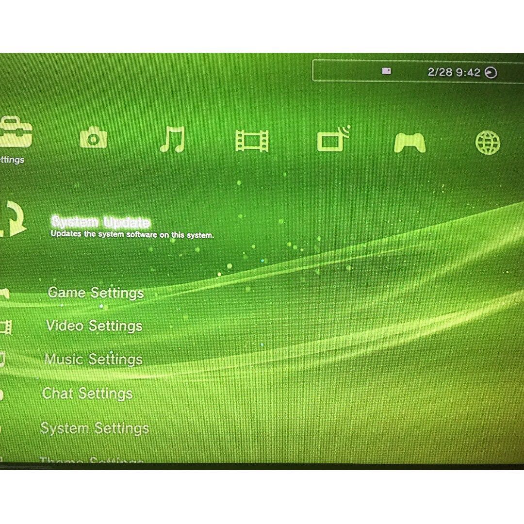 ps3 slim blue screen