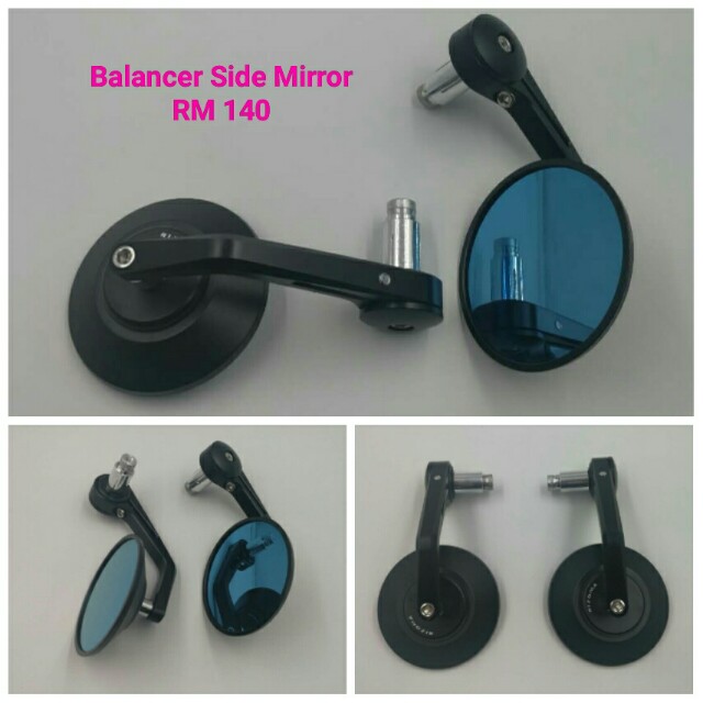 Bar End Solid Side Miror, Auto Accessories on Carousell