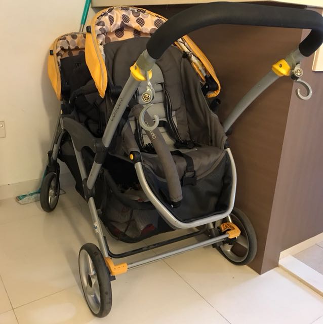 Contours Options LT Tandem Double Stroller, Babies & Kids, Going Out ...