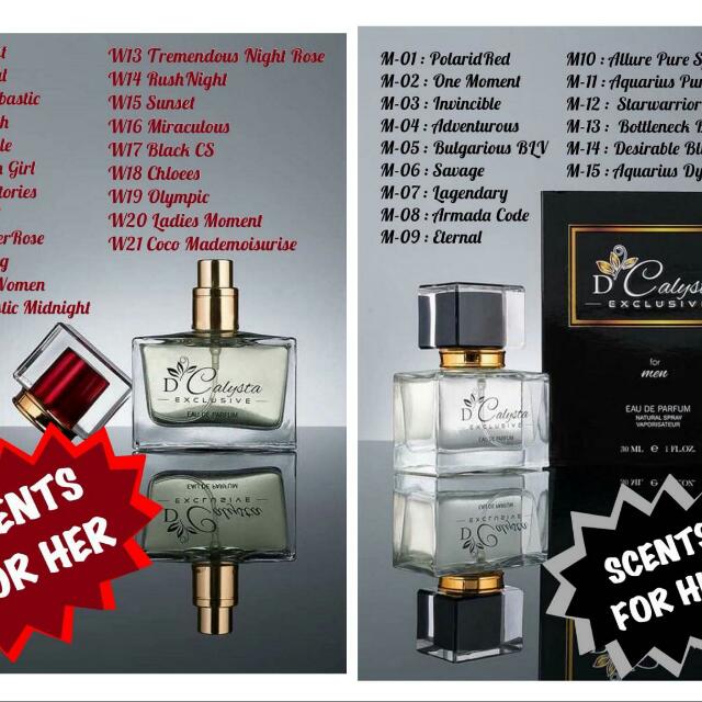 D'calysta Perfume, Men's Fashion, Bags, Belt bags, Clutches and Pouches ...