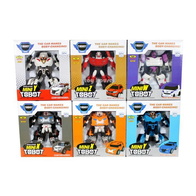 Figure Mini Tobot Transformable Robot, Bayi & Anak, Mainan & Baby ...