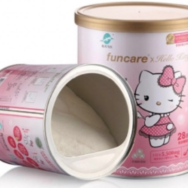 Funcare hello kitty collagen powder, Health & Nutrition, Health ...