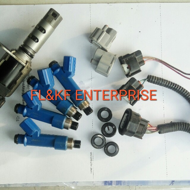 Injector biru&vvti sensor Toyota yaris 1nzfe, Auto Accessories on Carousell